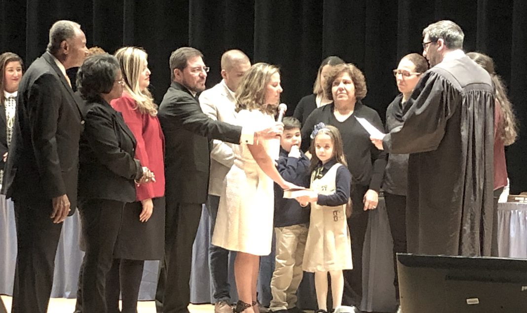 Dina Grilo sworn in as East Newark’s first new mayor in 32 years. Diane ...